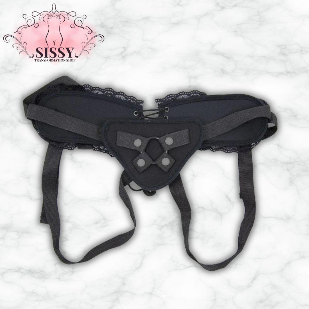 Strap-on Sissy Réglables en Dentelle – Sissy Transformation Shop